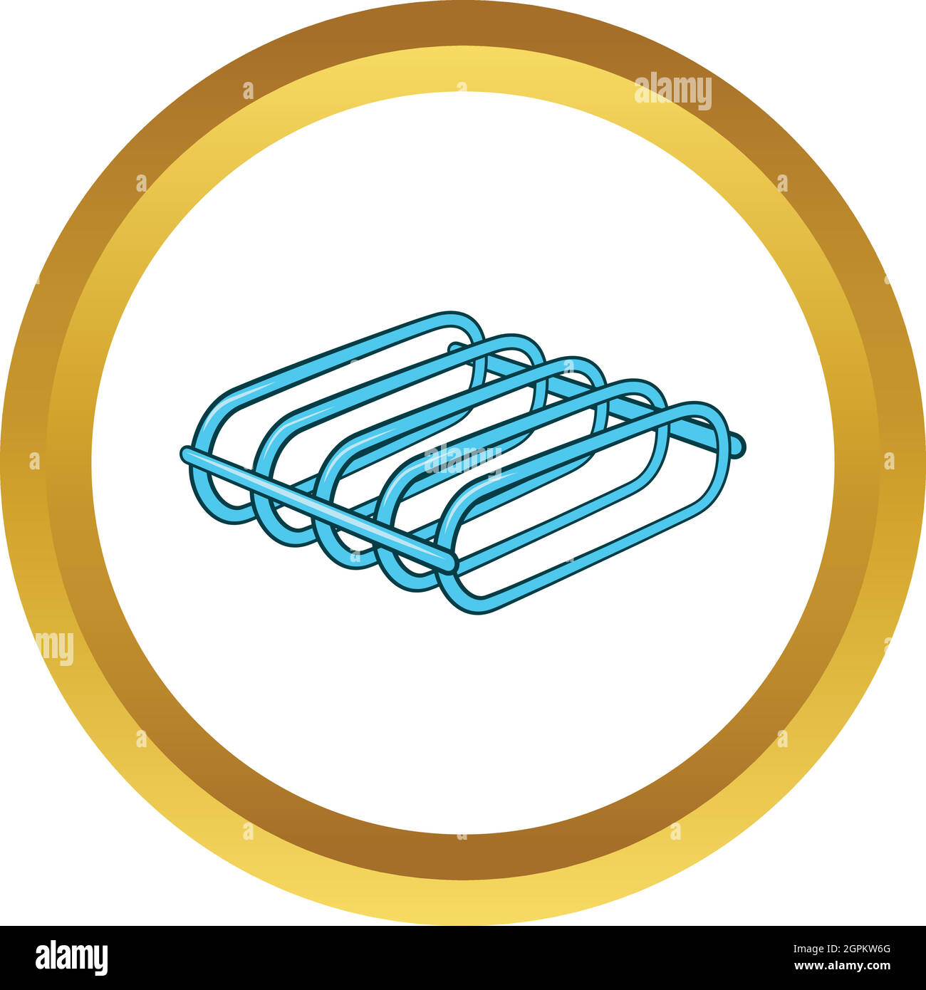 Bike with front rack Stock Vector Images - Alamy