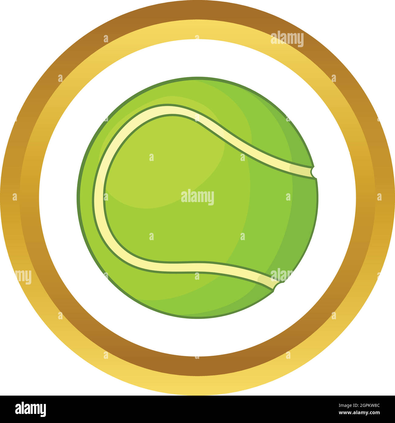 Tennis ball vector icon Stock Vector Image & Art - Alamy