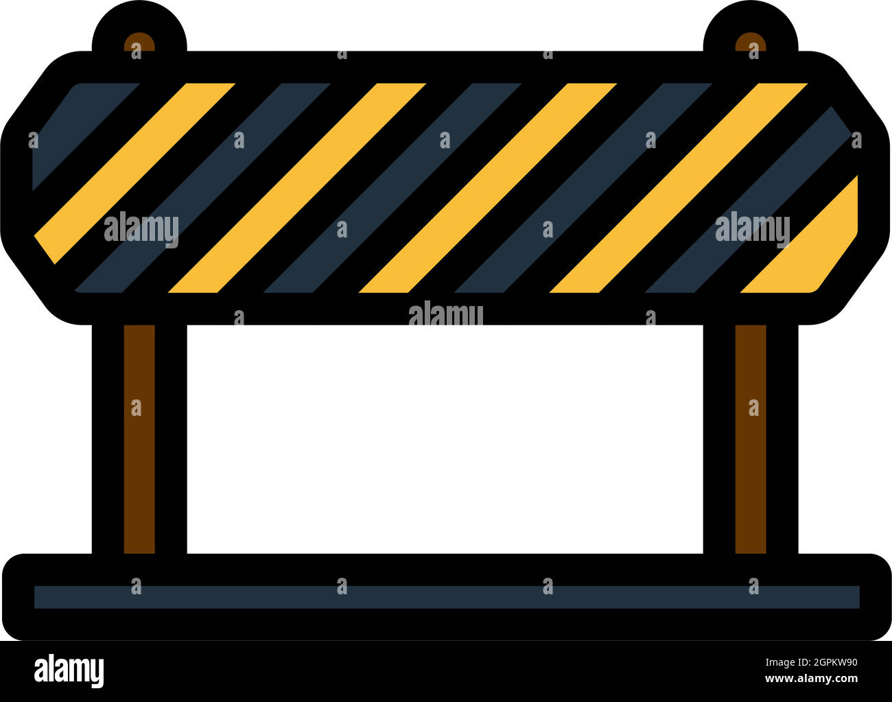 Icon Of Construction Fence Stock Vector Image & Art - Alamy