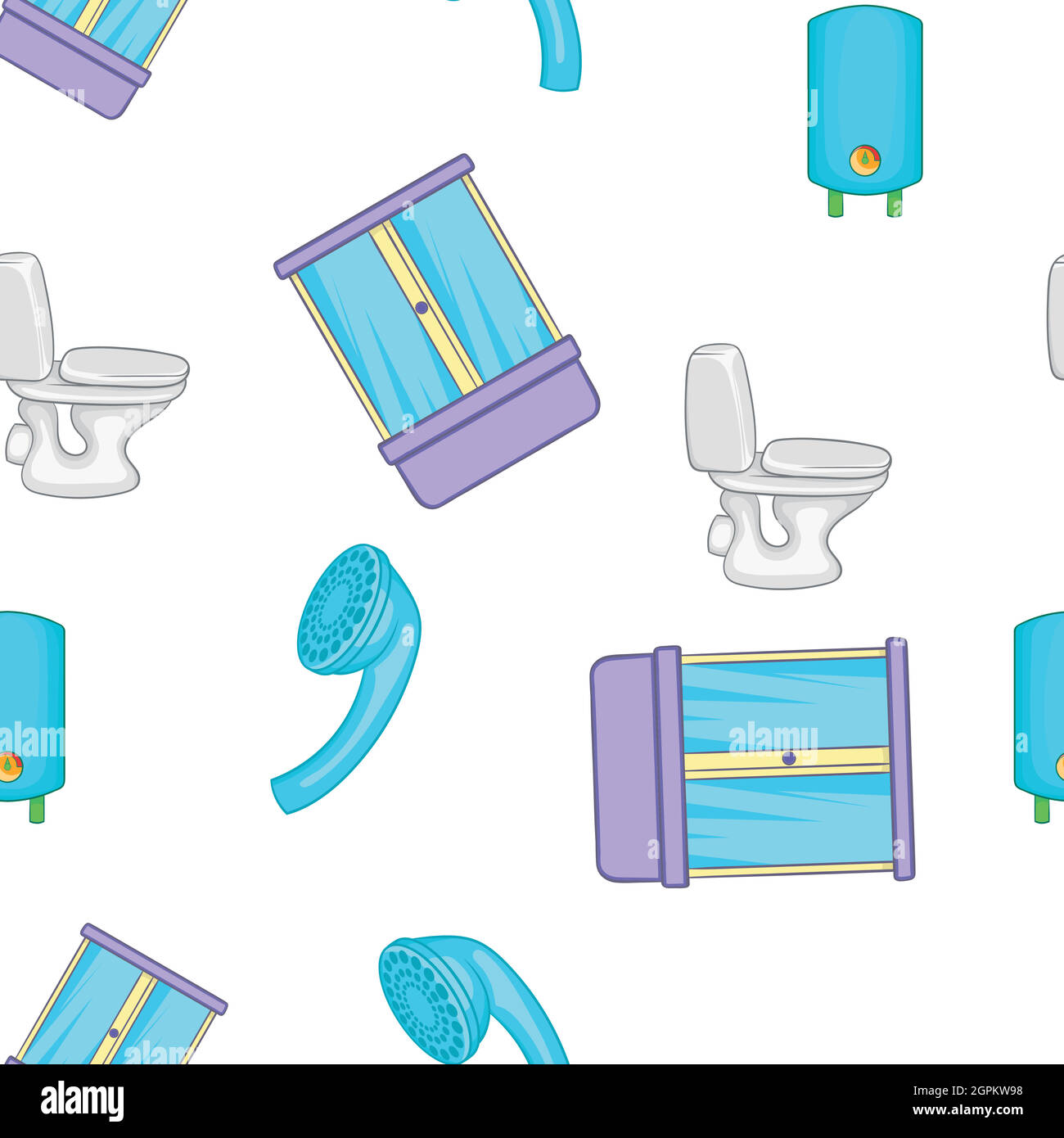 Bathroom equipment Stock Vector Images - Alamy