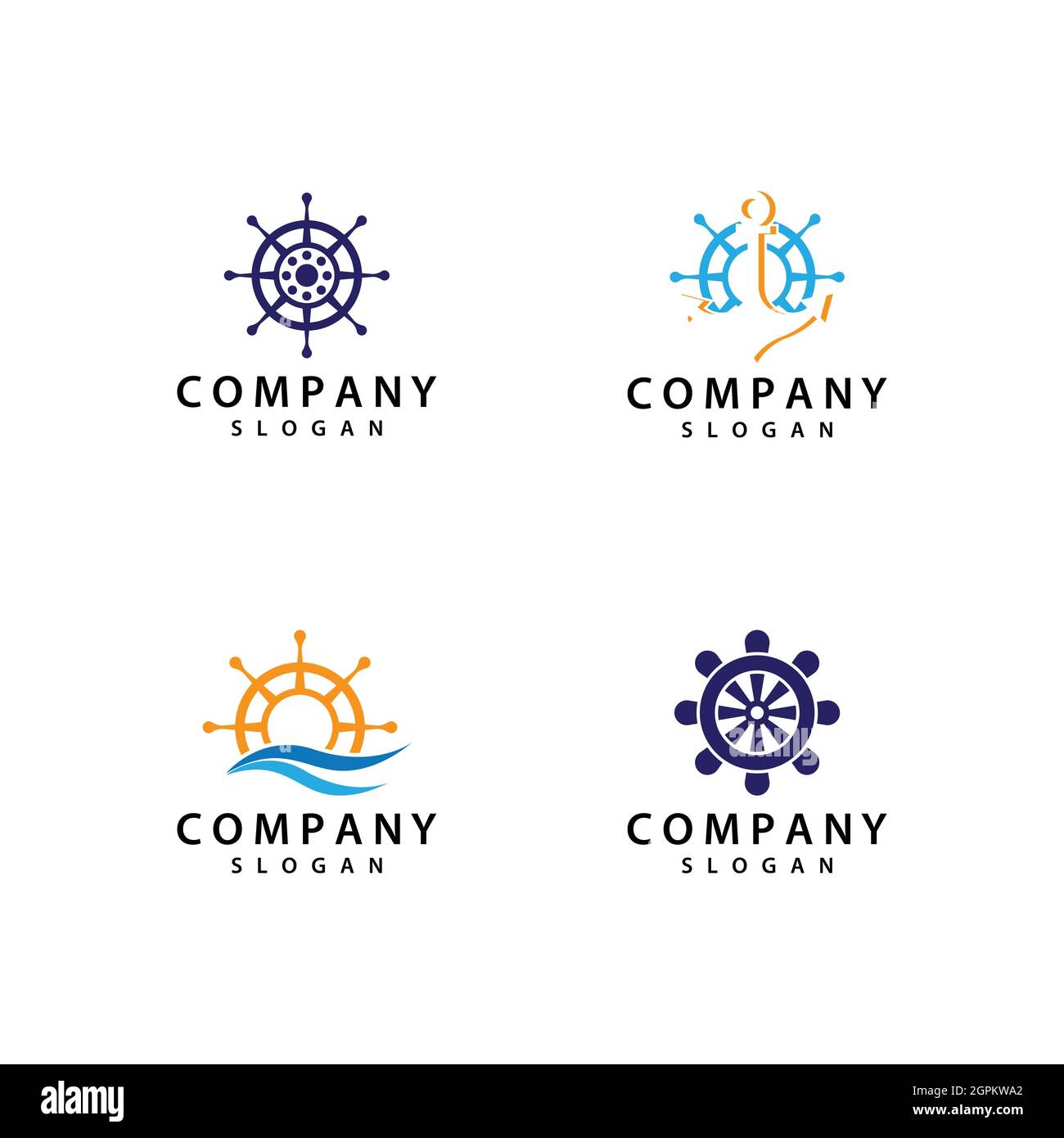 Ship logo hi-res stock photography and images - Alamy