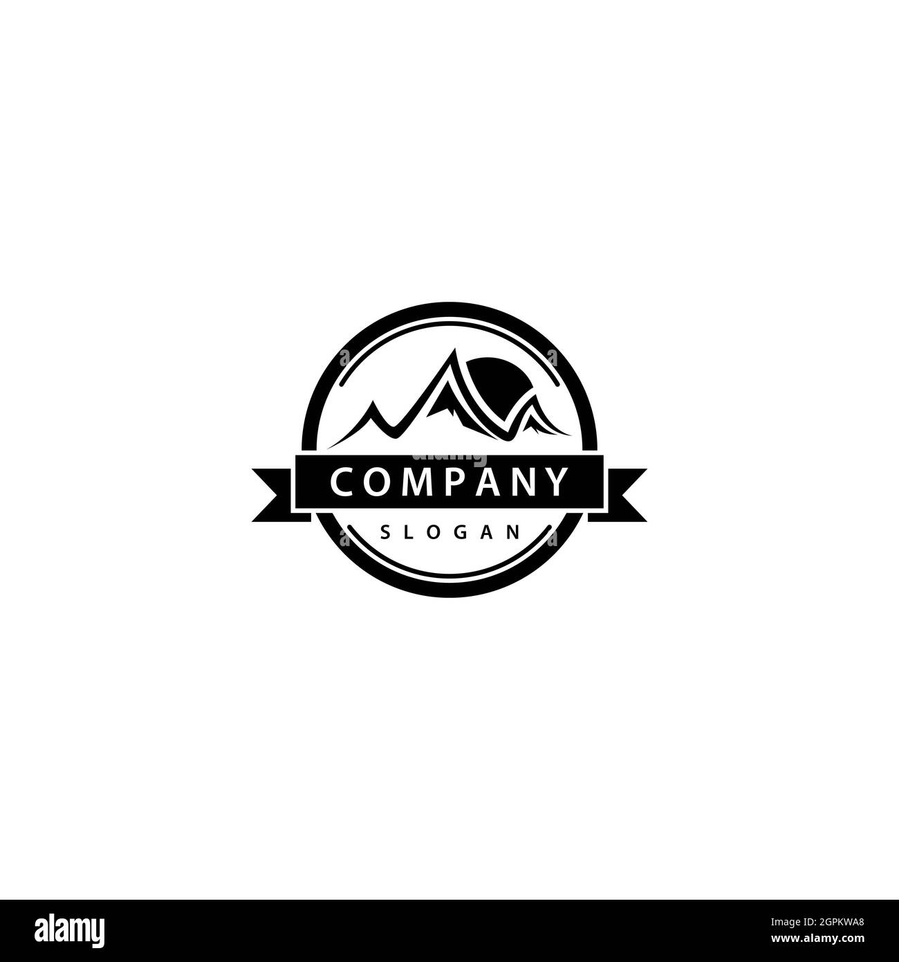 Template design logo Black and White Stock Photos & Images - Alamy