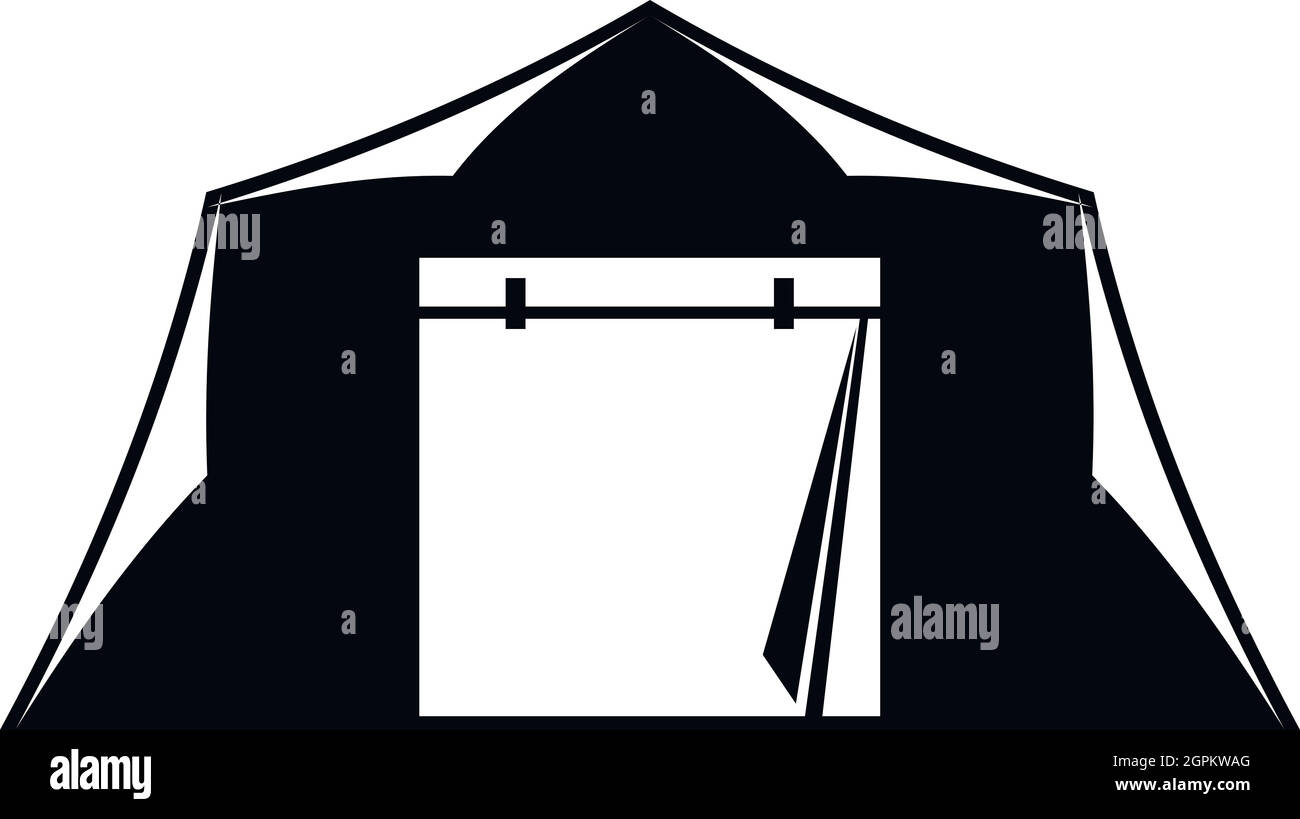 Tent icon, simple style Stock Vector Image & Art - Alamy