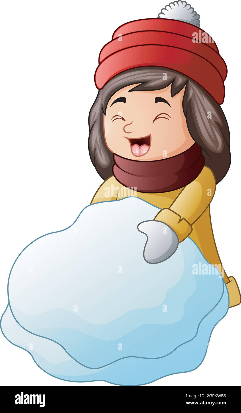 Making a snowball Stock Vector Images - Alamy
