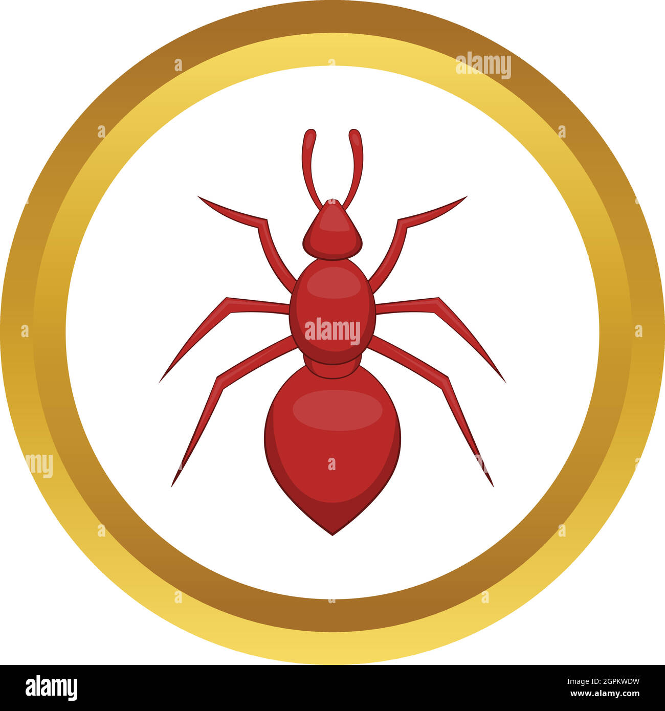 Ant vector icon Stock Vector Image & Art - Alamy