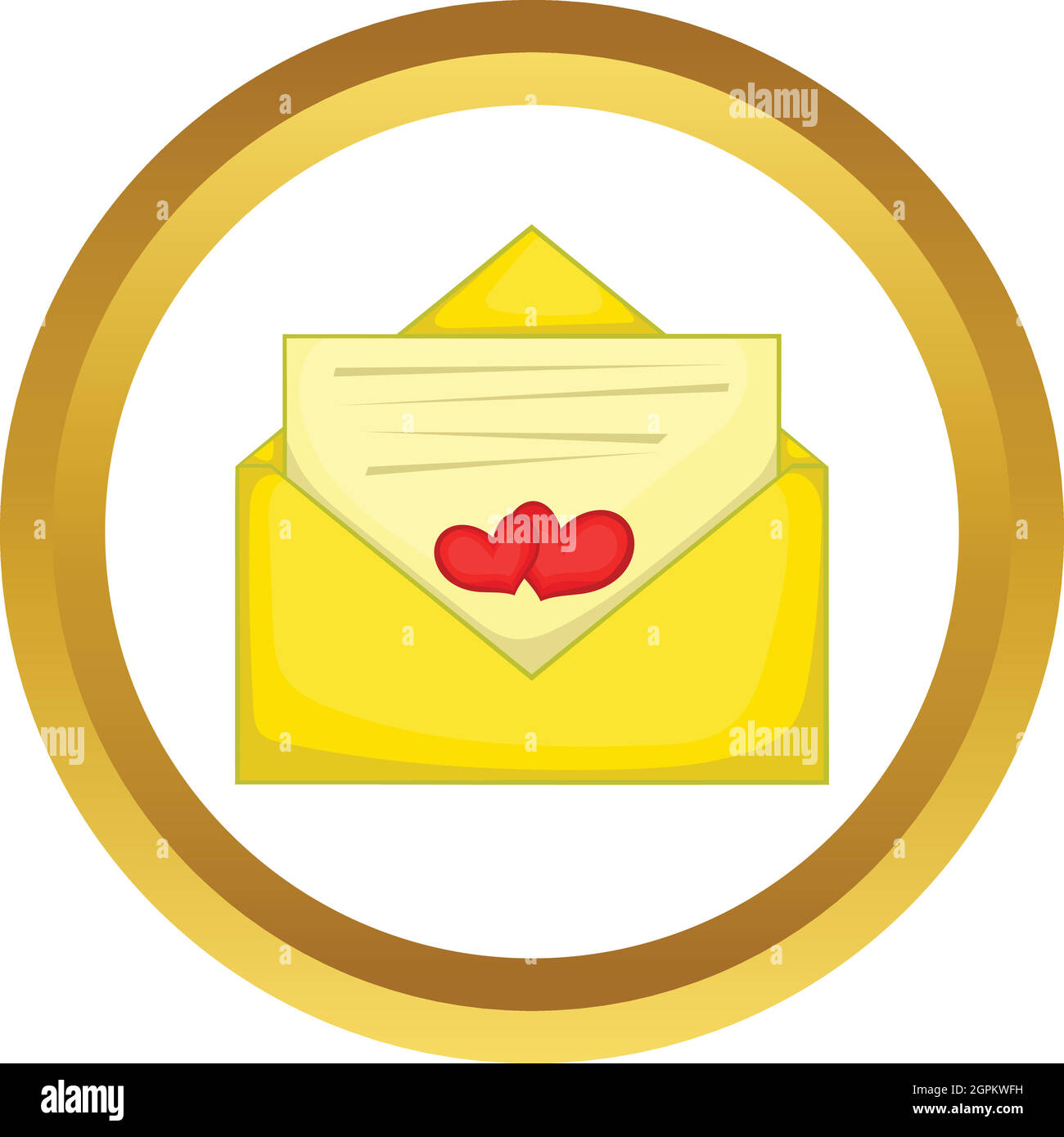 Love letter vector icon Stock Vector Image & Art - Alamy