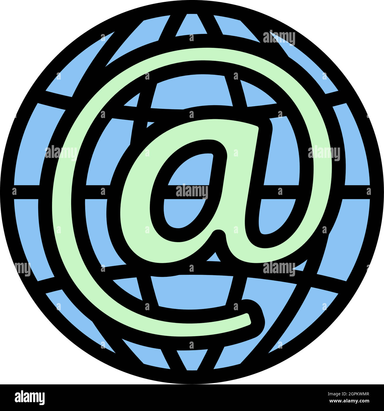 Global E-mail Icon Stock Vector Image & Art - Alamy