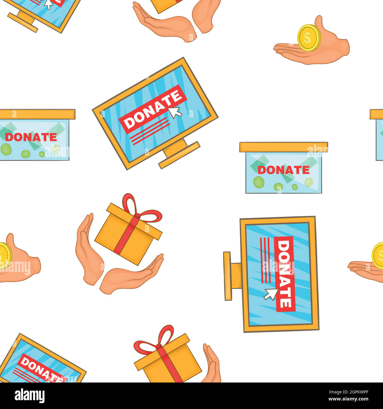 Monitor humanitarian assistance Stock Vector Images - Alamy
