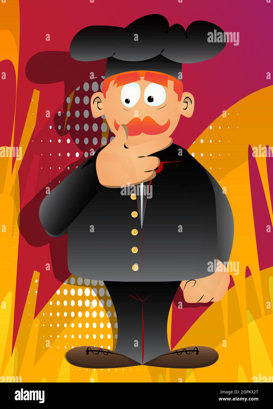 Cartoon chef expression hi-res stock photography and images - Alamy