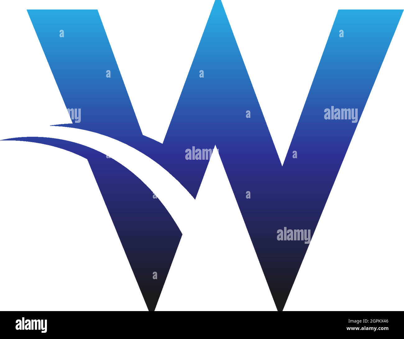 Letter w logo hi-res stock photography and images - Alamy