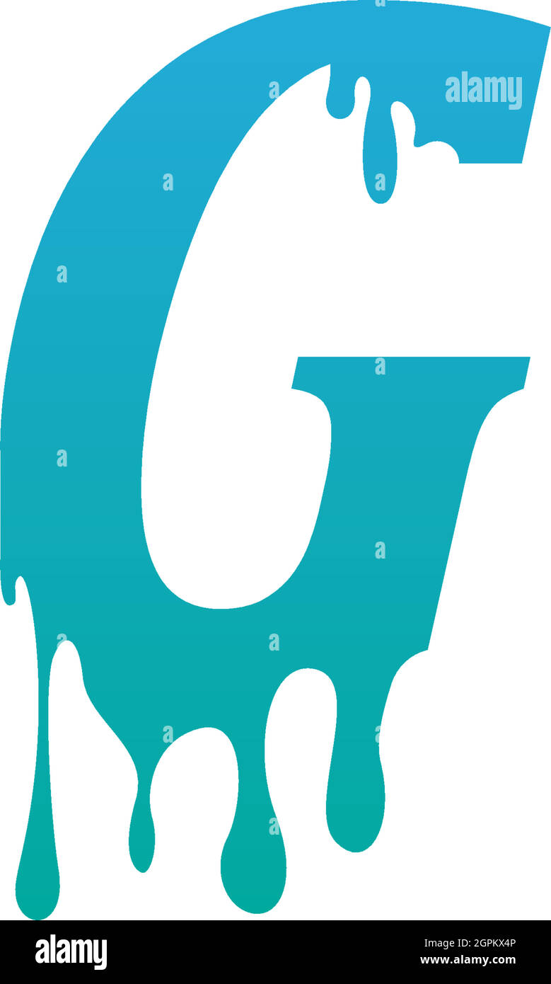 Melting Letter G icon logo design template Stock Vector Image & Art - Alamy