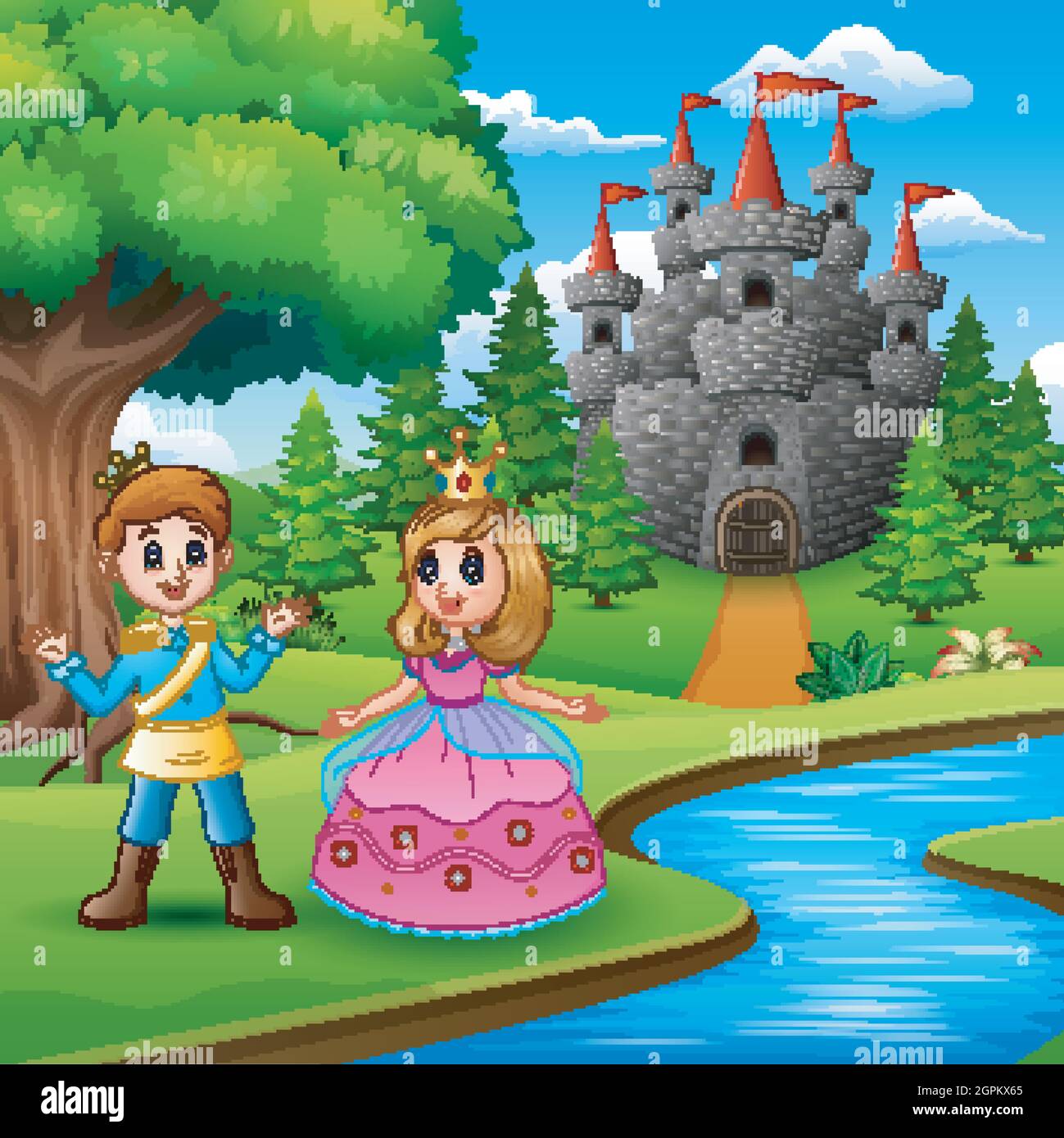 Beautiful Princess And Prince