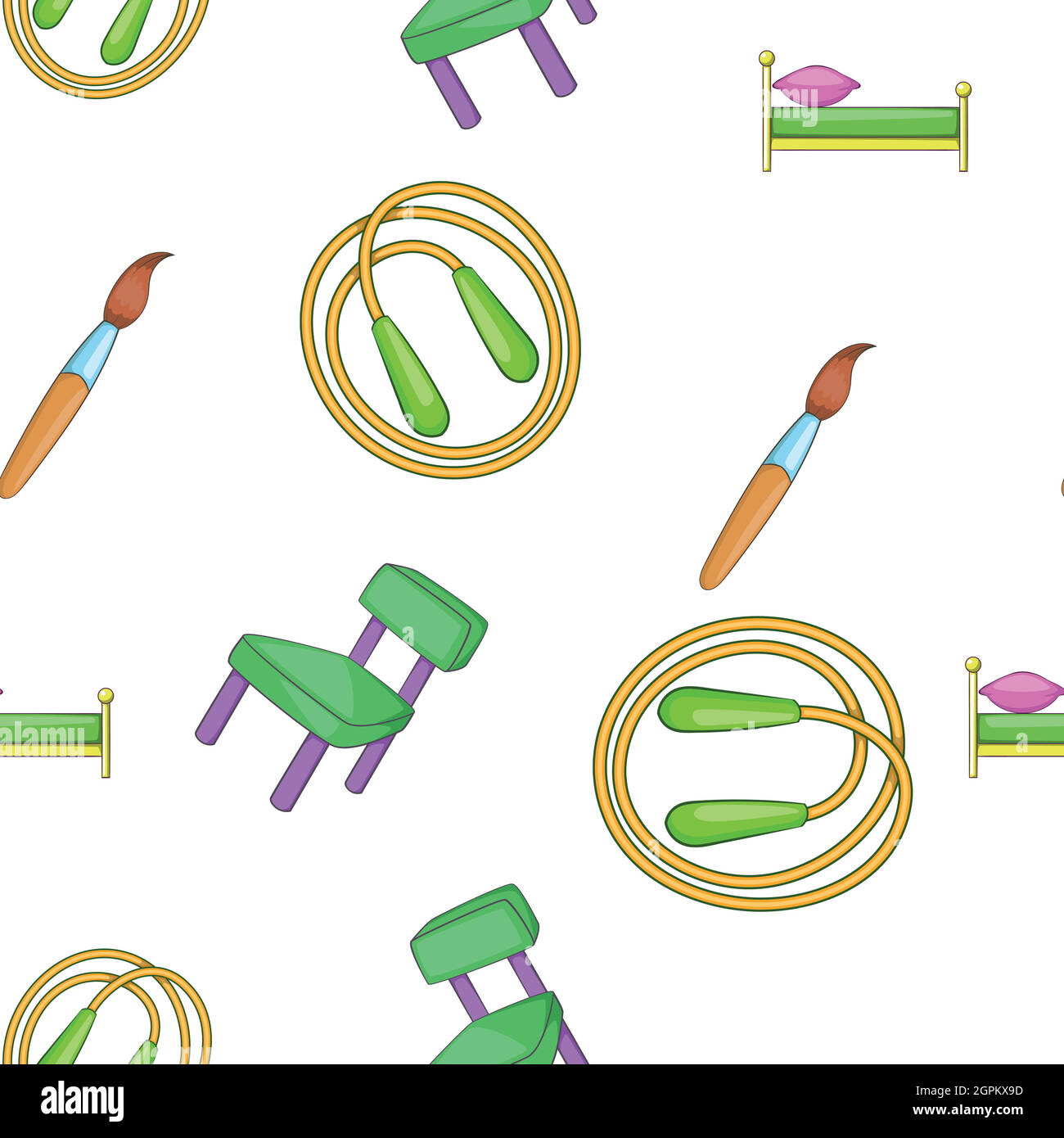 Playground cartoon elements Stock Vector Images - Alamy