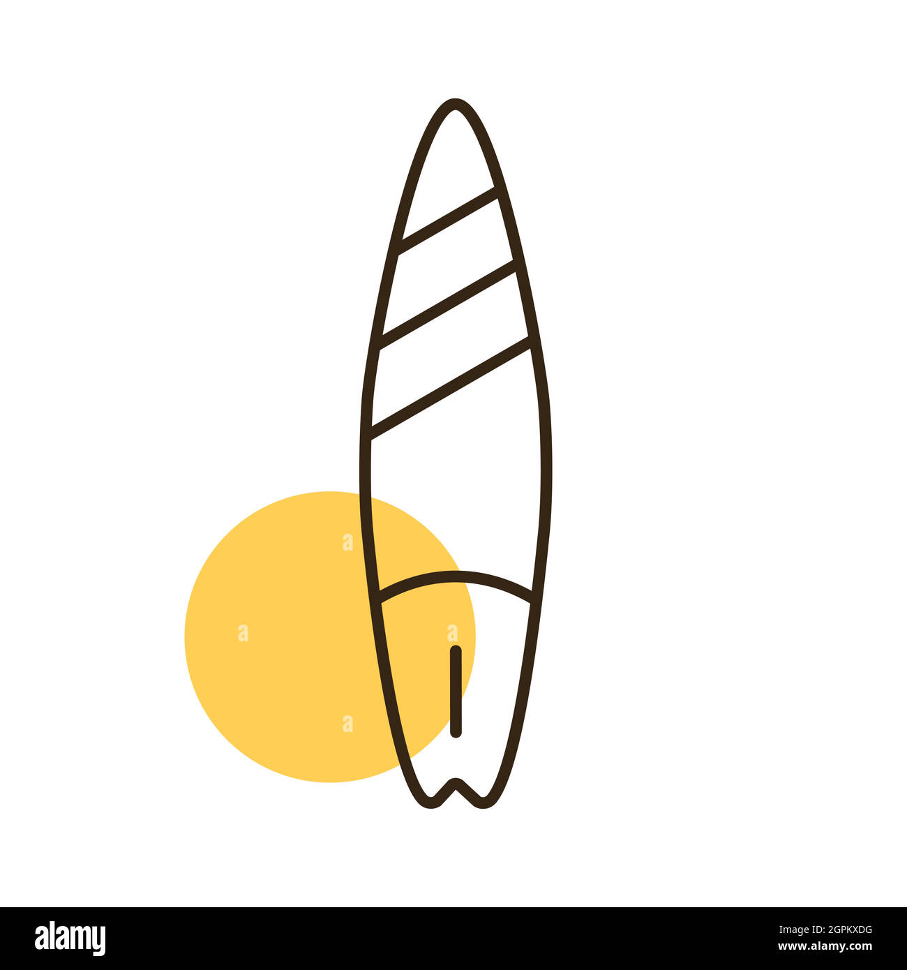 Summer sport design surfing Cut Out Stock Images & Pictures - Alamy