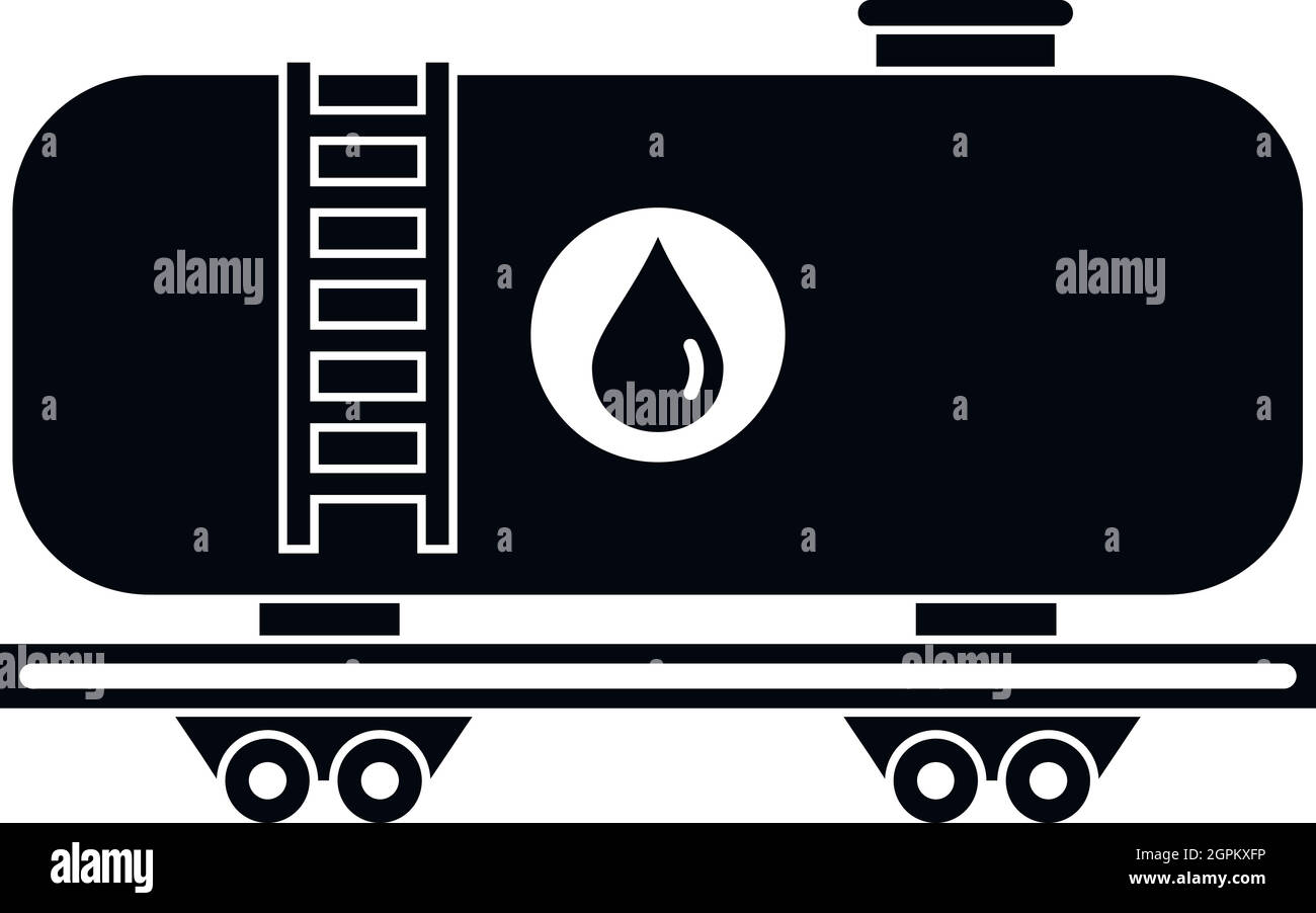 Oil barrel tanker train Stock Vector Images - Alamy