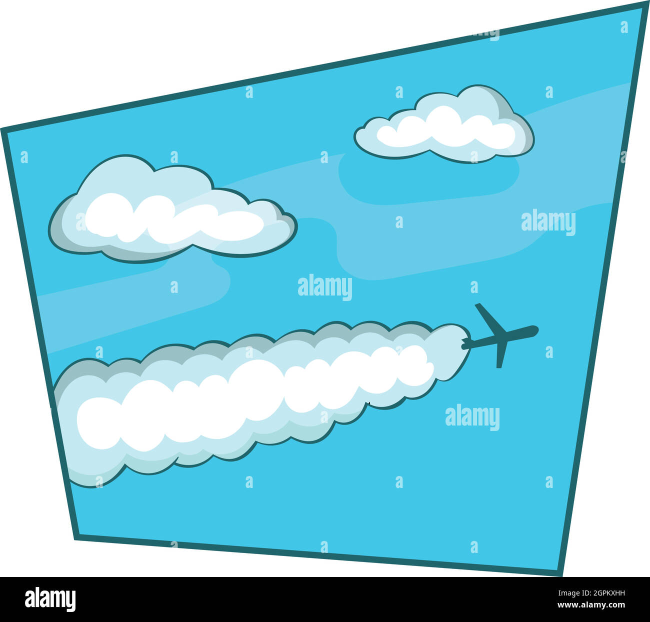 Sky icon, cartoon style Stock Vector Image & Art - Alamy