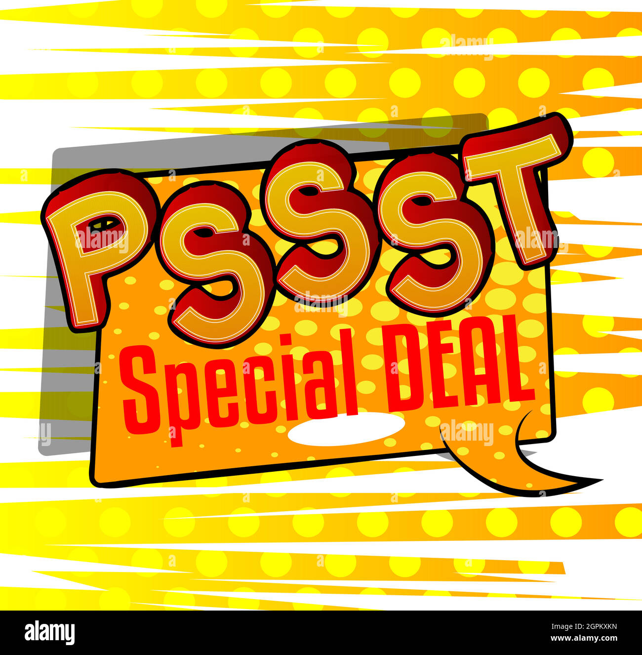 Pssst comic hi-res stock photography and images - Alamy