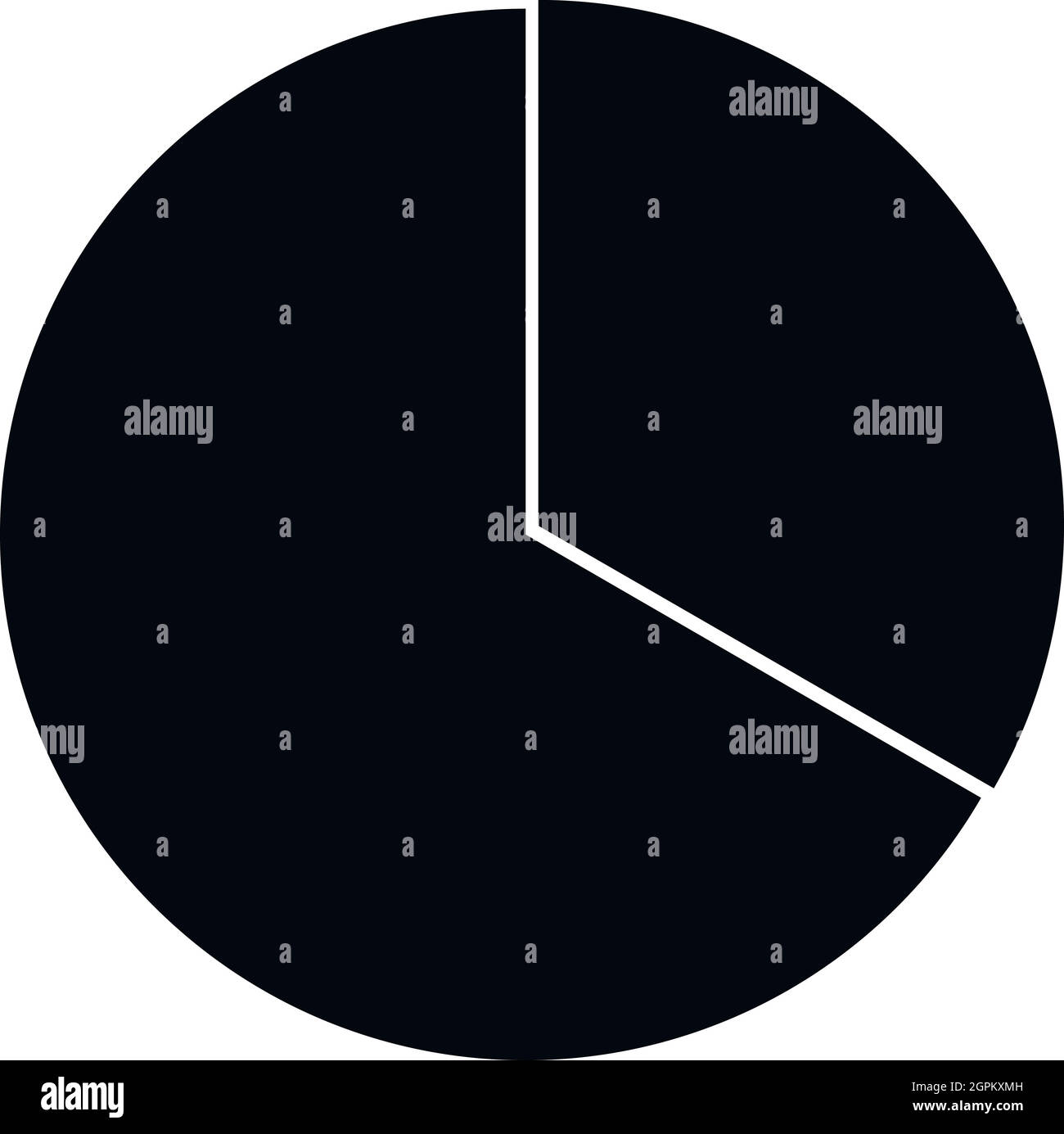 Circle chart infographic icon, simple style Stock Vector Image & Art ...