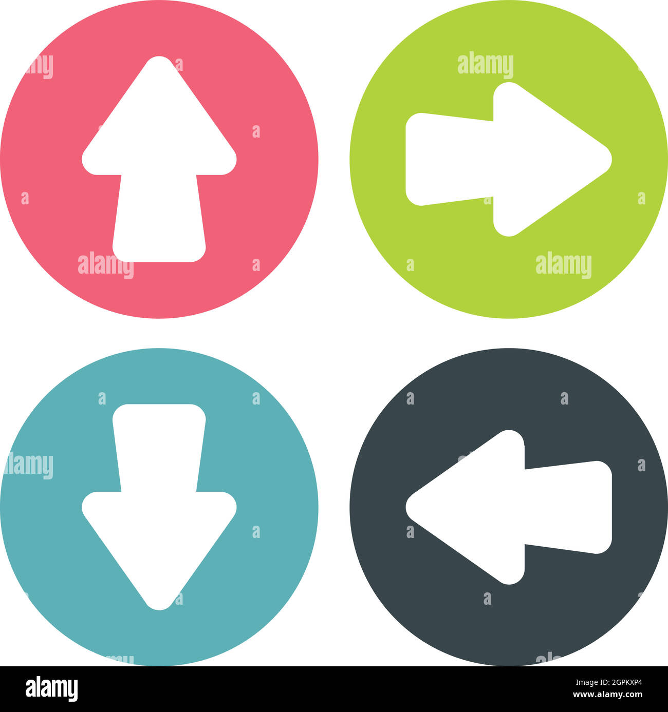 Arrow mark icons hi-res stock photography and images - Alamy