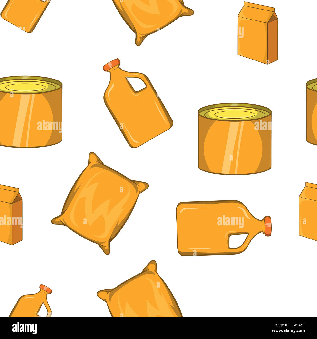 Packing pattern, cartoon style Stock Vector Image & Art - Alamy