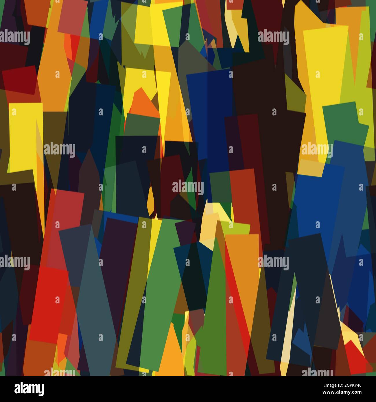 Seamless funky expressive and energetic paper cut out collage surface ...