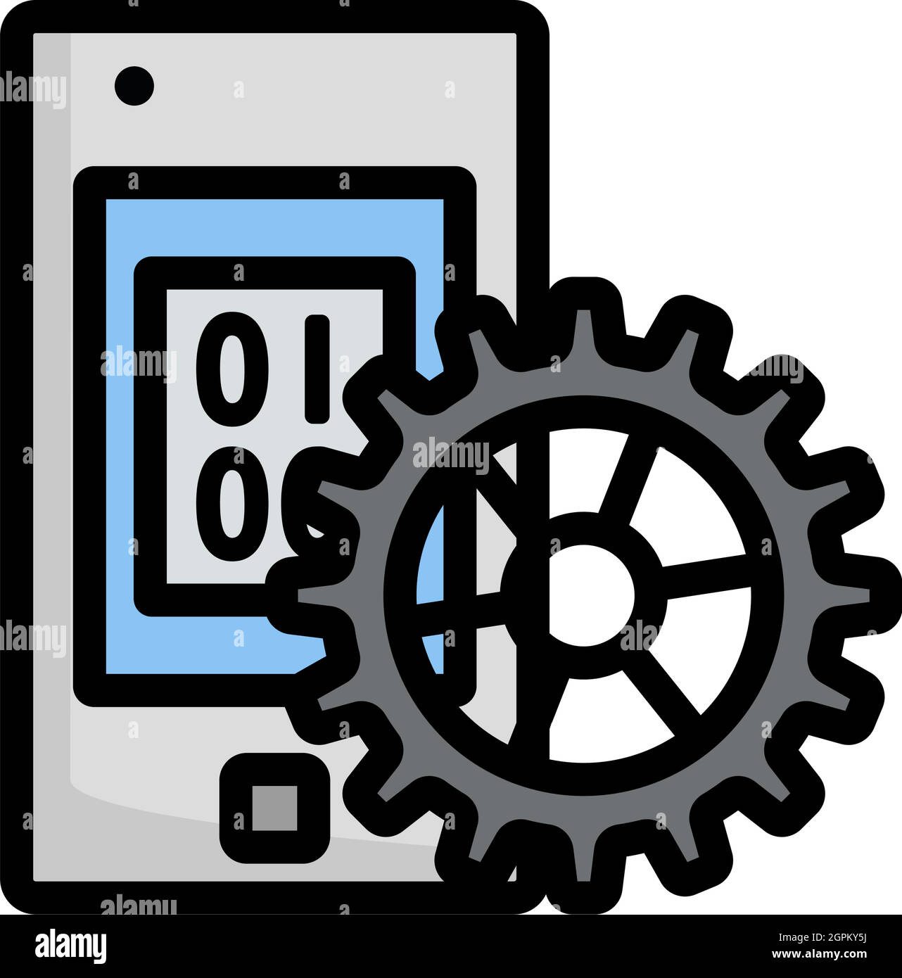 Mobile web development Stock Vector Images - Alamy