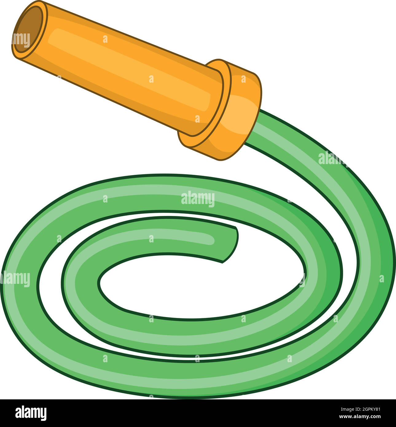Garden hose icon, cartoon style Stock Vector Image & Art - Alamy