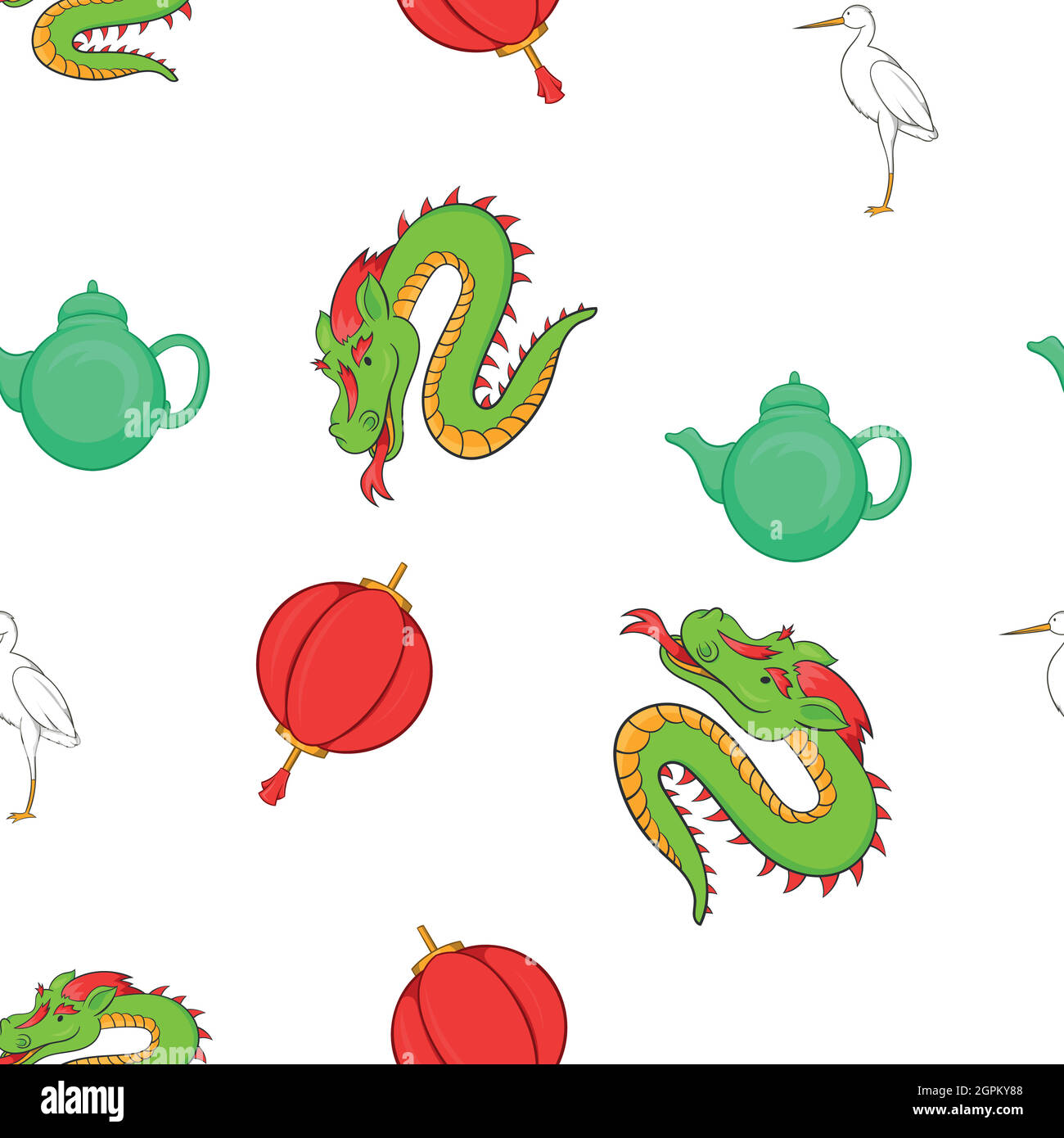 Asian style lantern in Stock Vector Images - Alamy