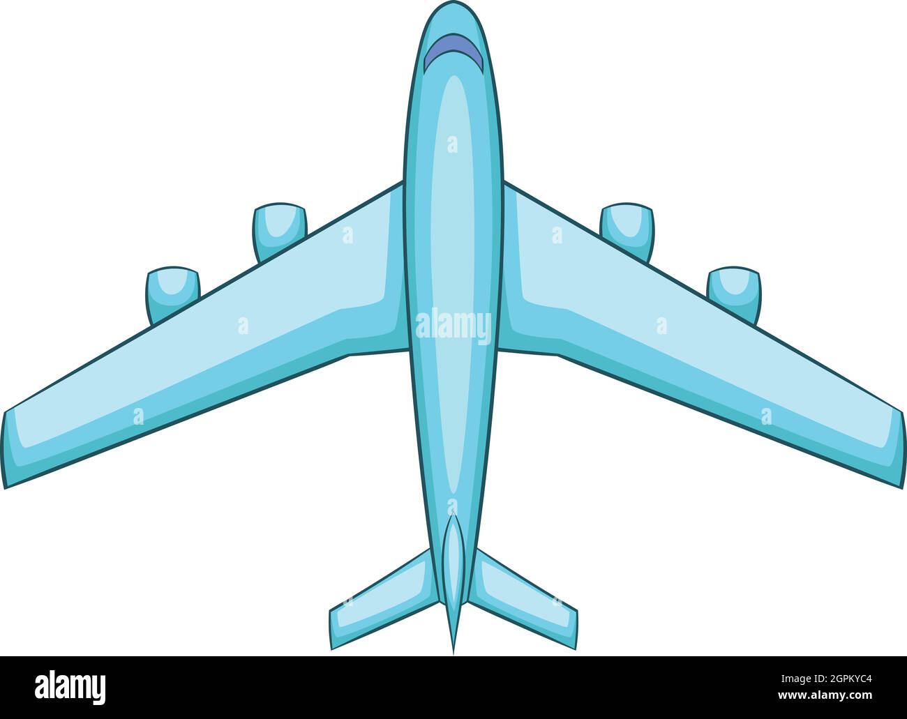 Commercial airliner wing Stock Vector Images - Alamy