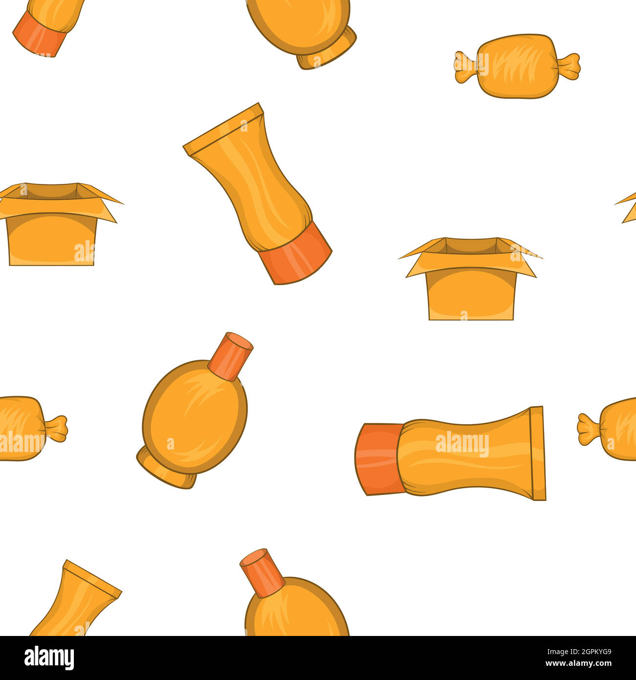 Package pattern, cartoon style Stock Vector Image & Art - Alamy