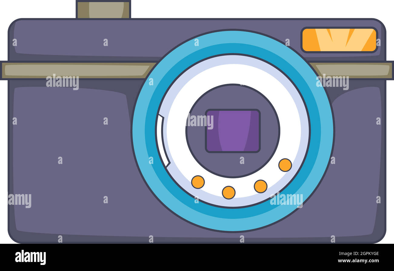 Digital camera icon, cartoon style Stock Vector Image & Art - Alamy