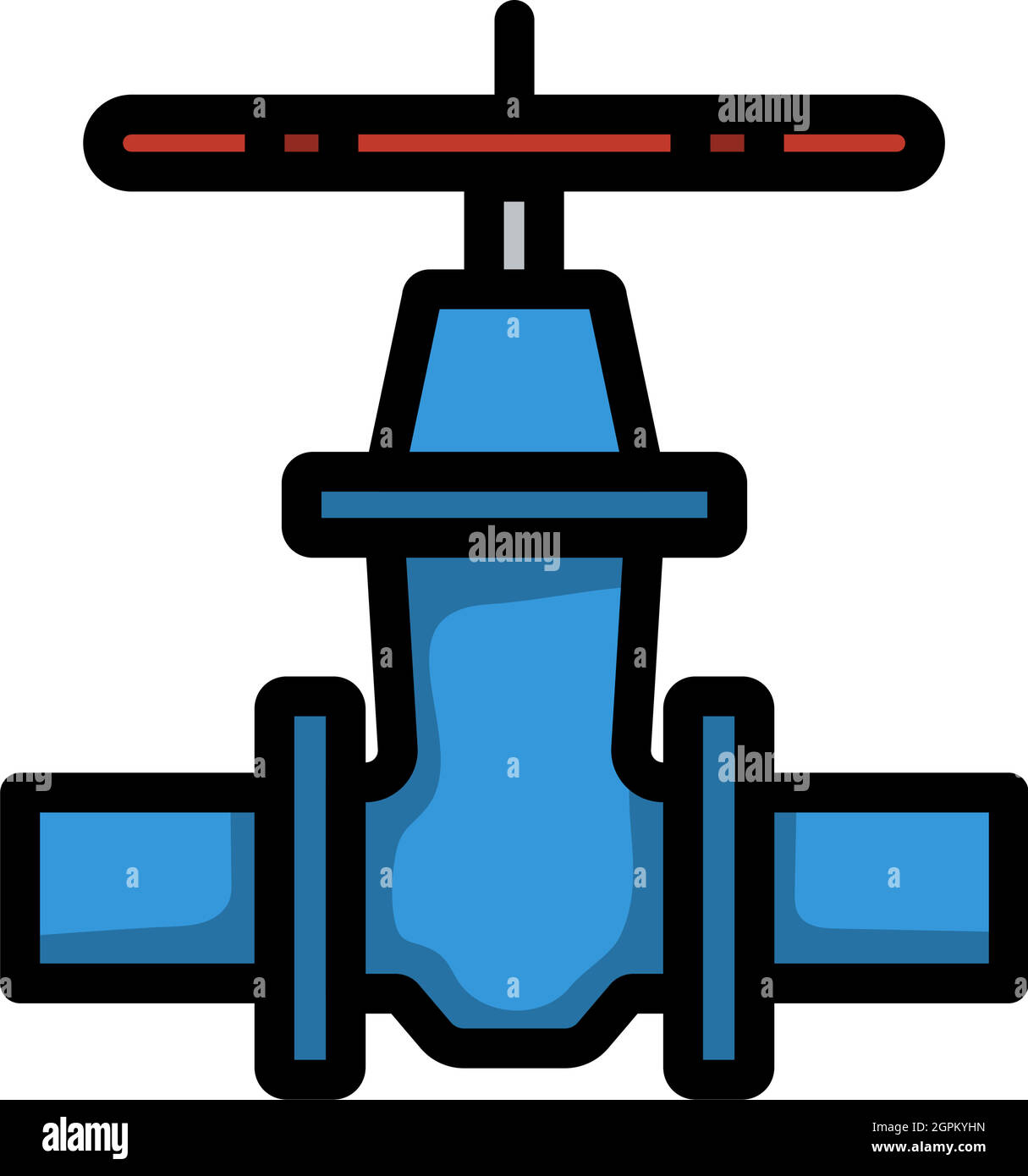 Pipe Valve Icon Stock Vector Image & Art - Alamy