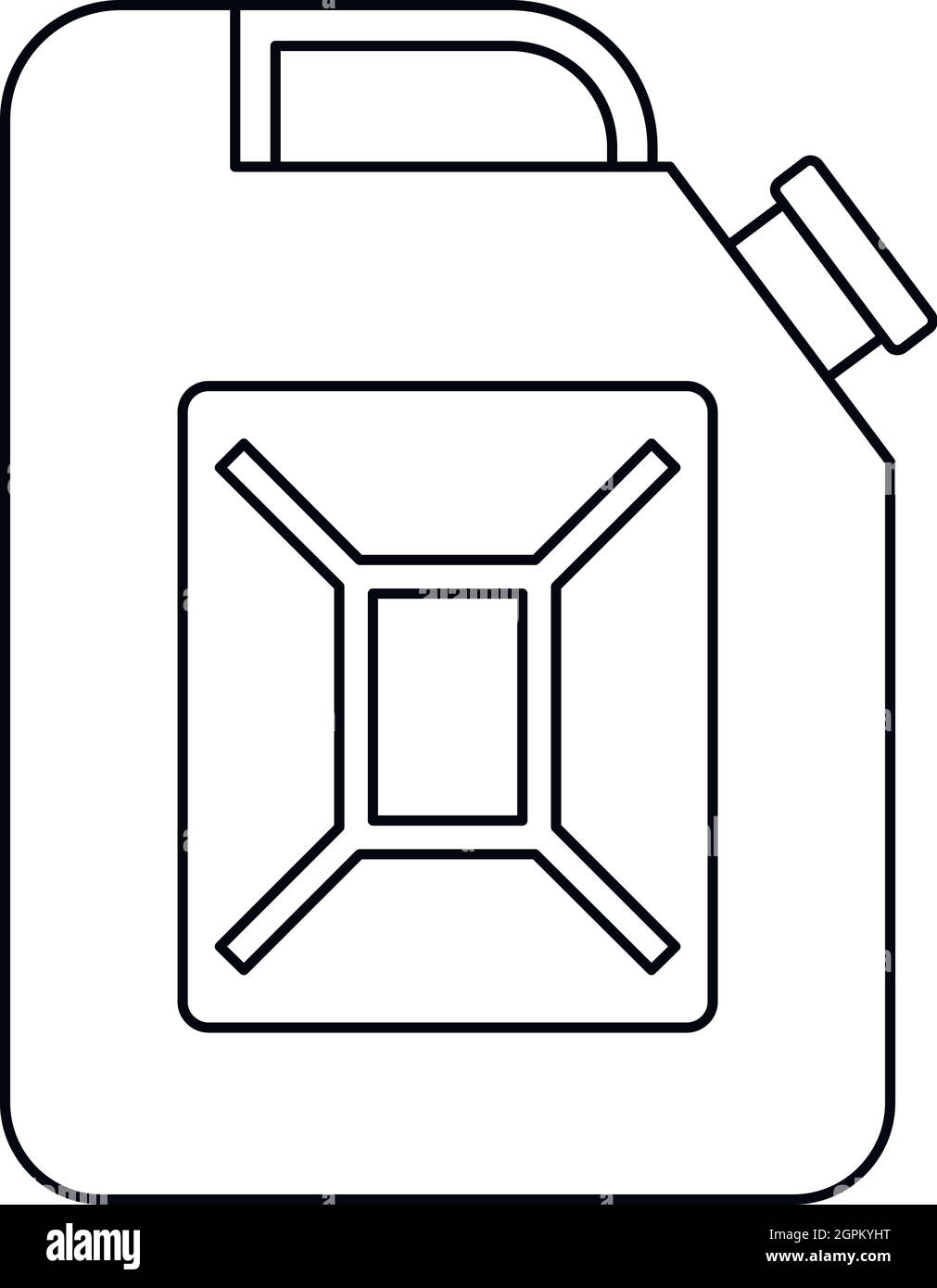 Petrol tank icon, outline style Stock Vector Image & Art - Alamy