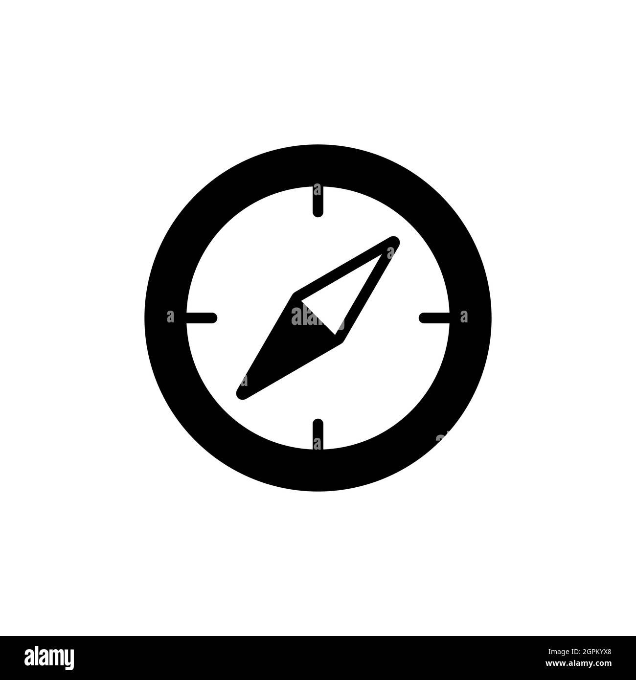 Compas vector flat isolated glyph icon. Navigation sign Stock Vector ...
