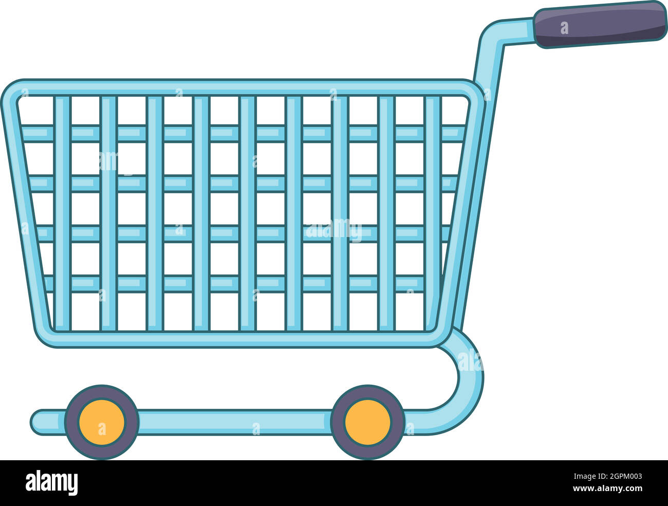 Shopping cart icon, cartoon style Stock Vector Image & Art - Alamy