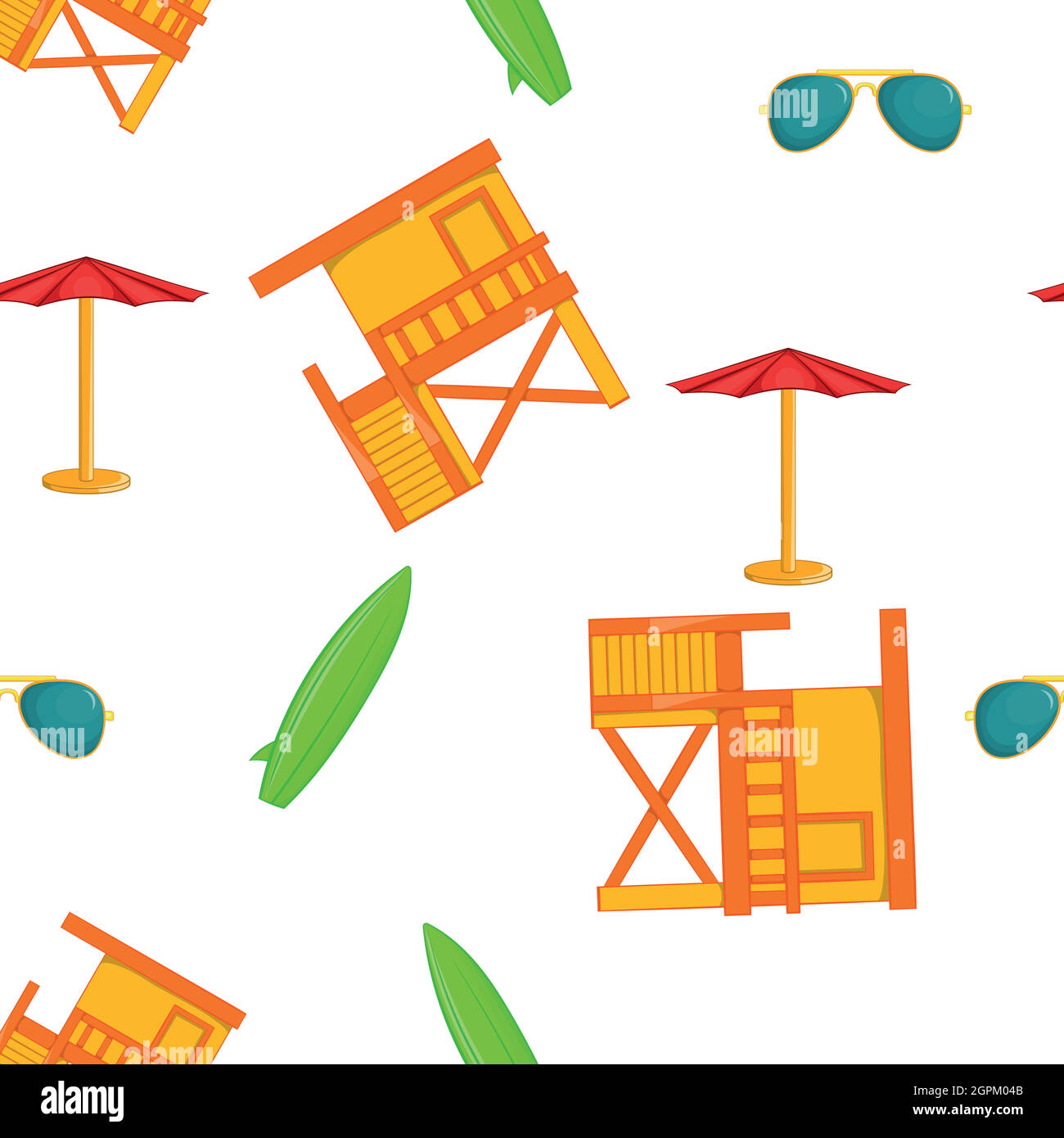 State of Miami pattern, cartoon style Stock Vector Image & Art - Alamy