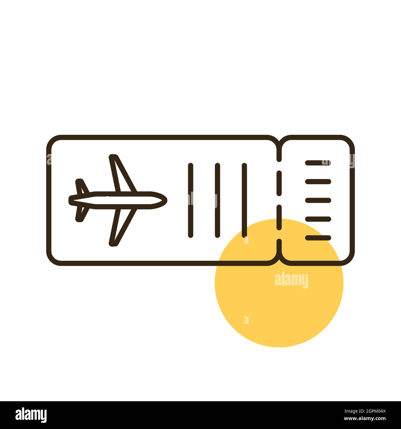 Travel ticket not boarding pass plane hi-res stock photography and ...