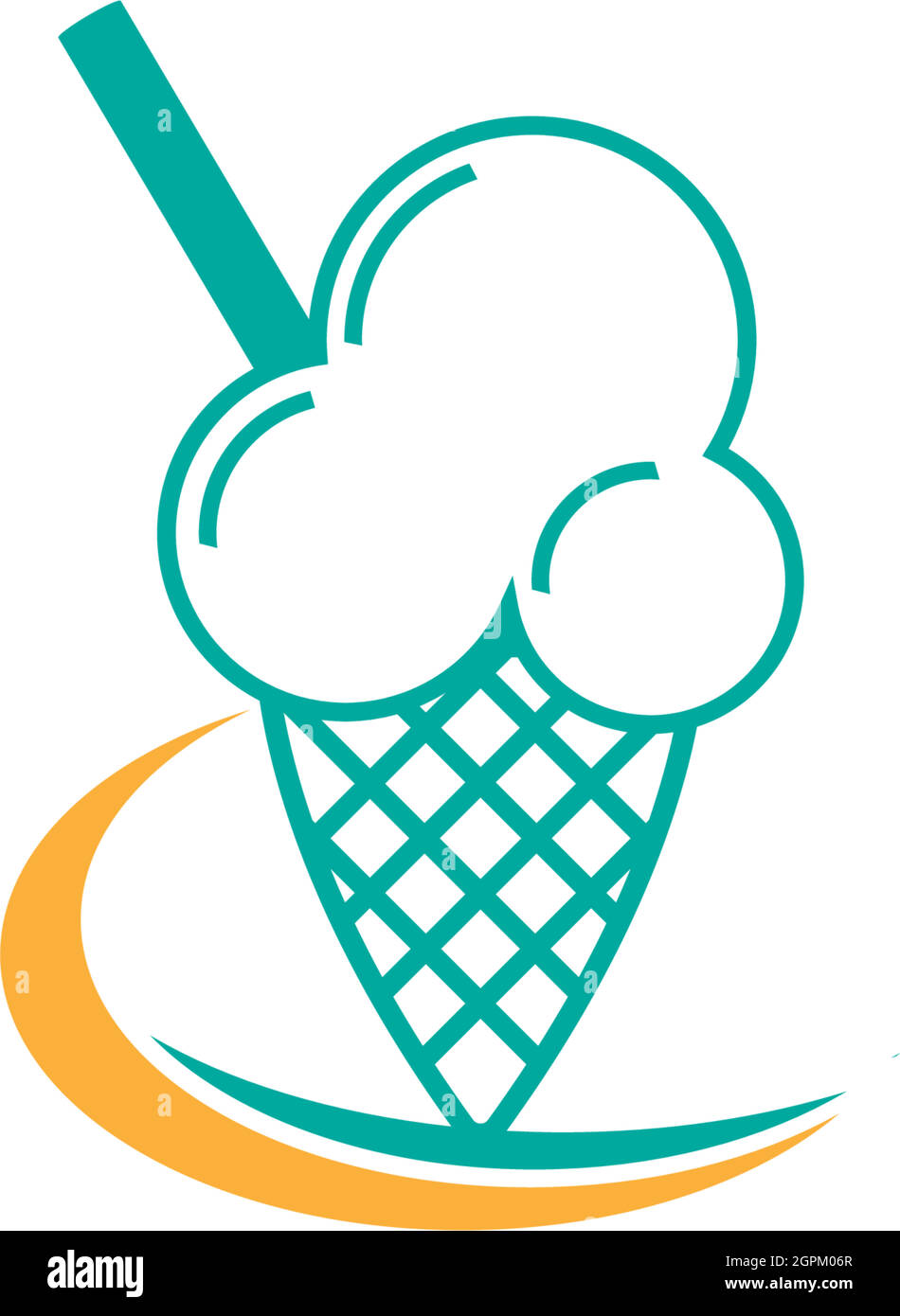 Ice logo design Stock Vector Images - Alamy