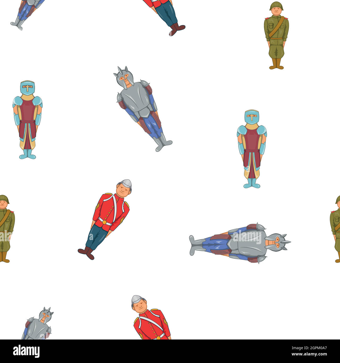 Types of military pattern, cartoon style Stock Vector Image & Art - Alamy