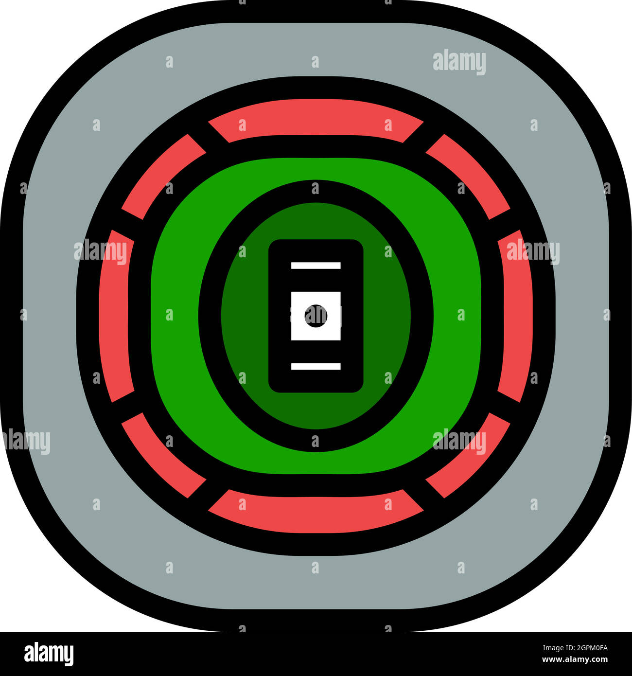 Cricket Stadium Icon Stock Vector Image & Art - Alamy
