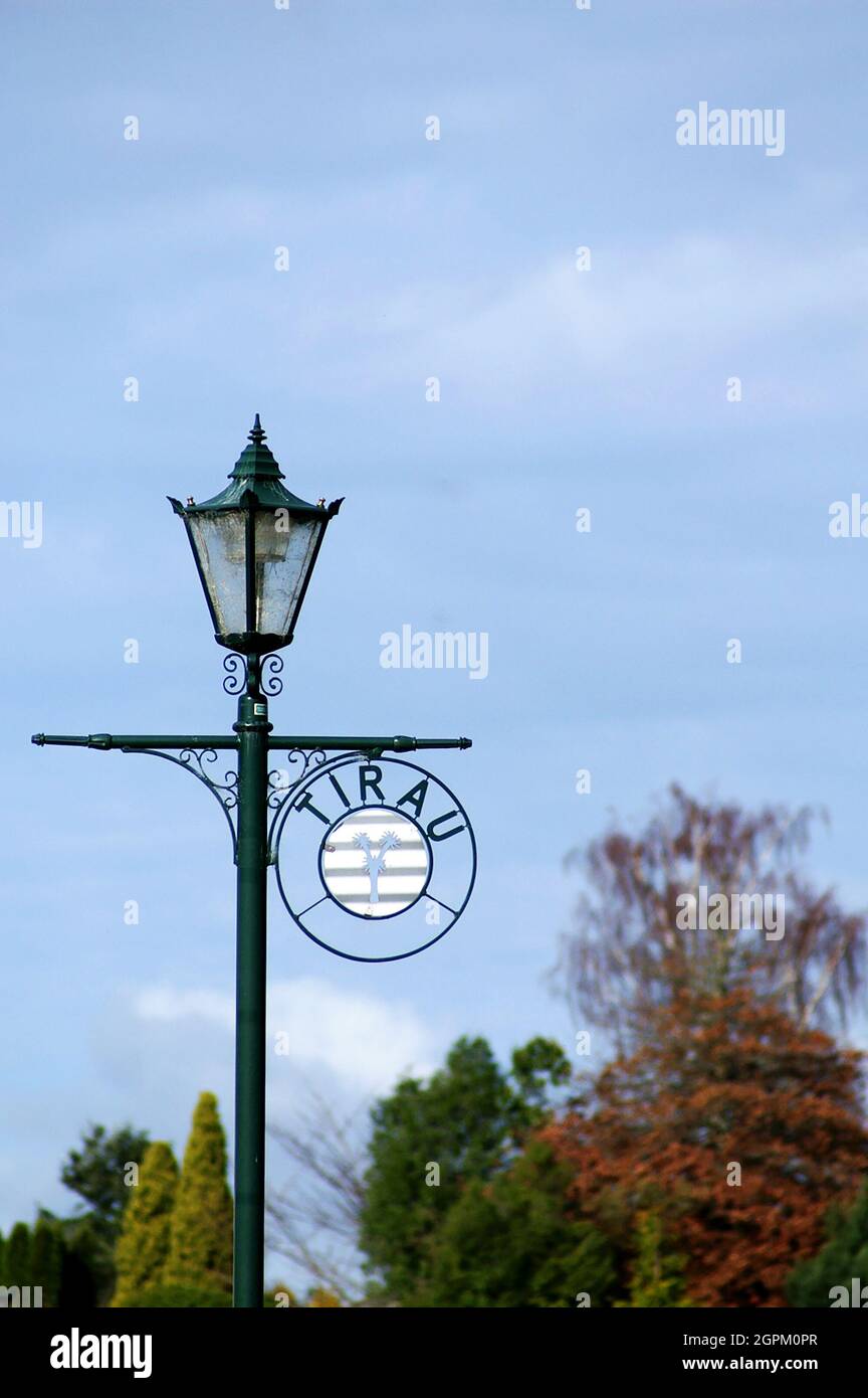 Tirau street sign hi-res stock photography and images - Alamy