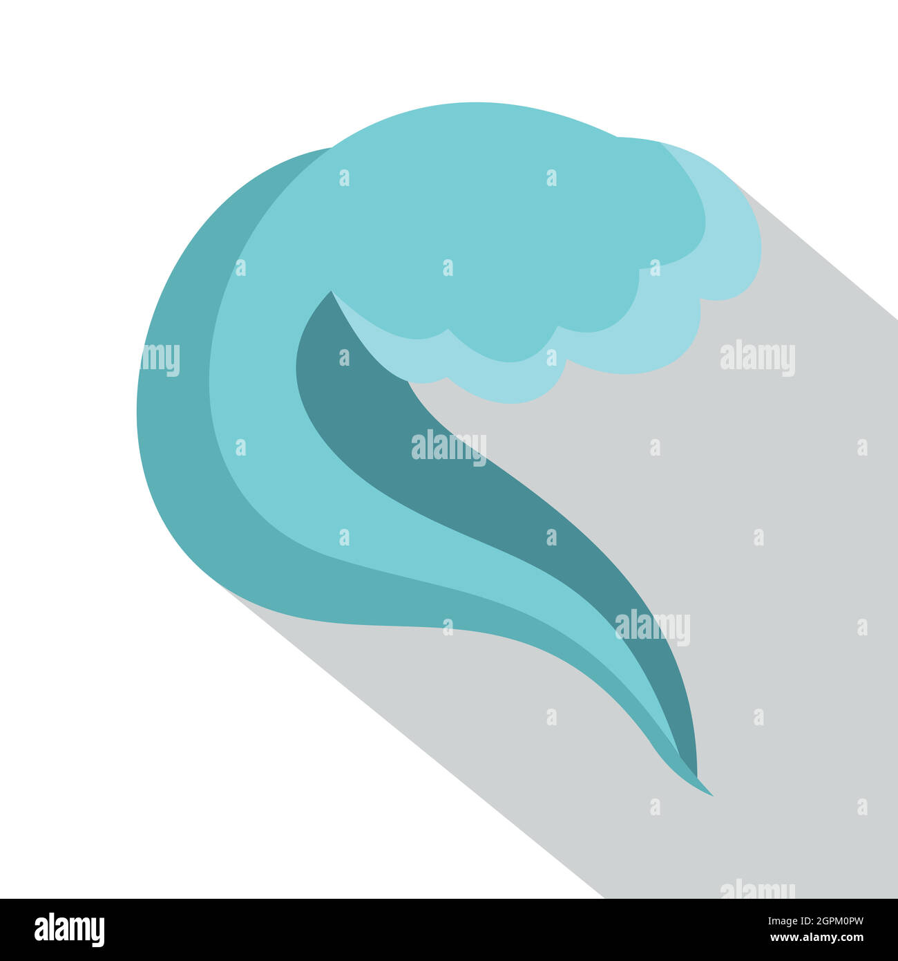 Splashing wave icon, cartoon style Stock Vector Image & Art - Alamy