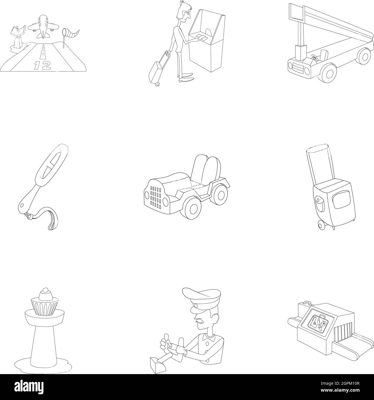 Air travel flights transportation Cut Out Stock Images & Pictures - Alamy