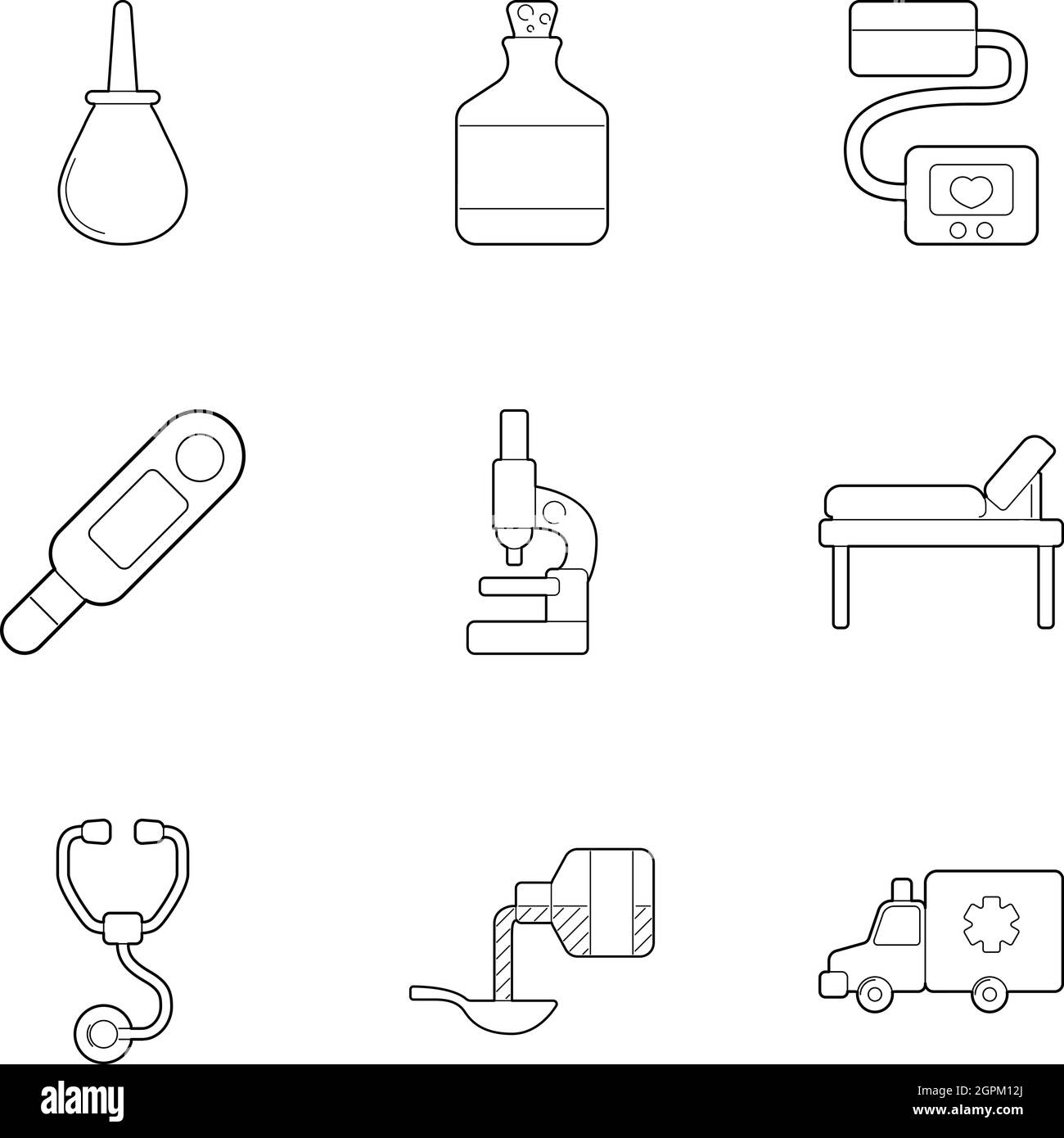 VIP treatment icons set, outline style Stock Vector Image & Art - Alamy