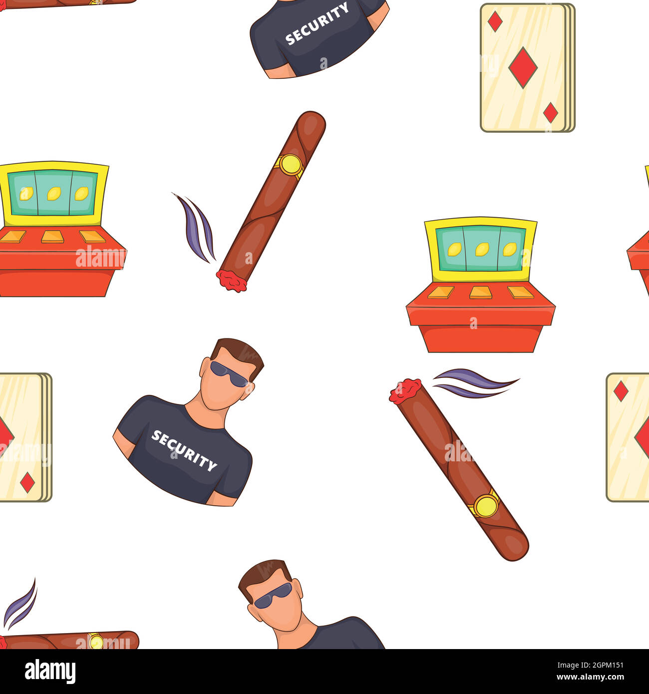 Man gambling machine Stock Vector Images - Alamy