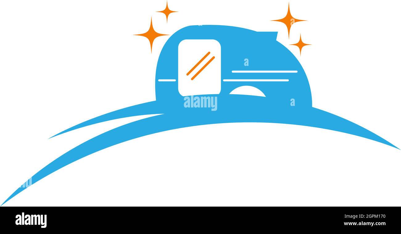 Simple caravan mobile icon logo design vector Stock Vector Image & Art ...