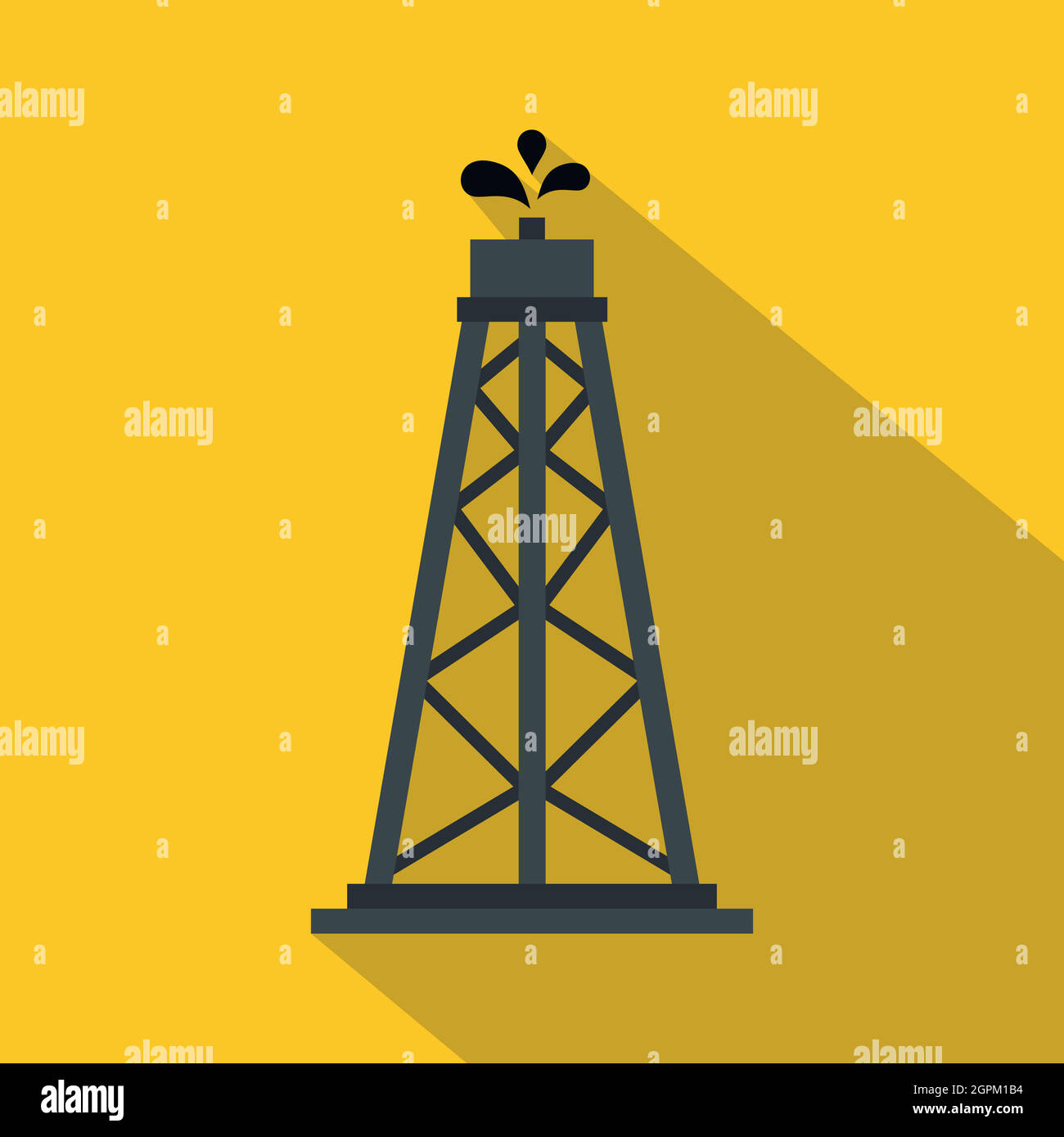 Natural gas plant installation Stock Vector Images - Alamy