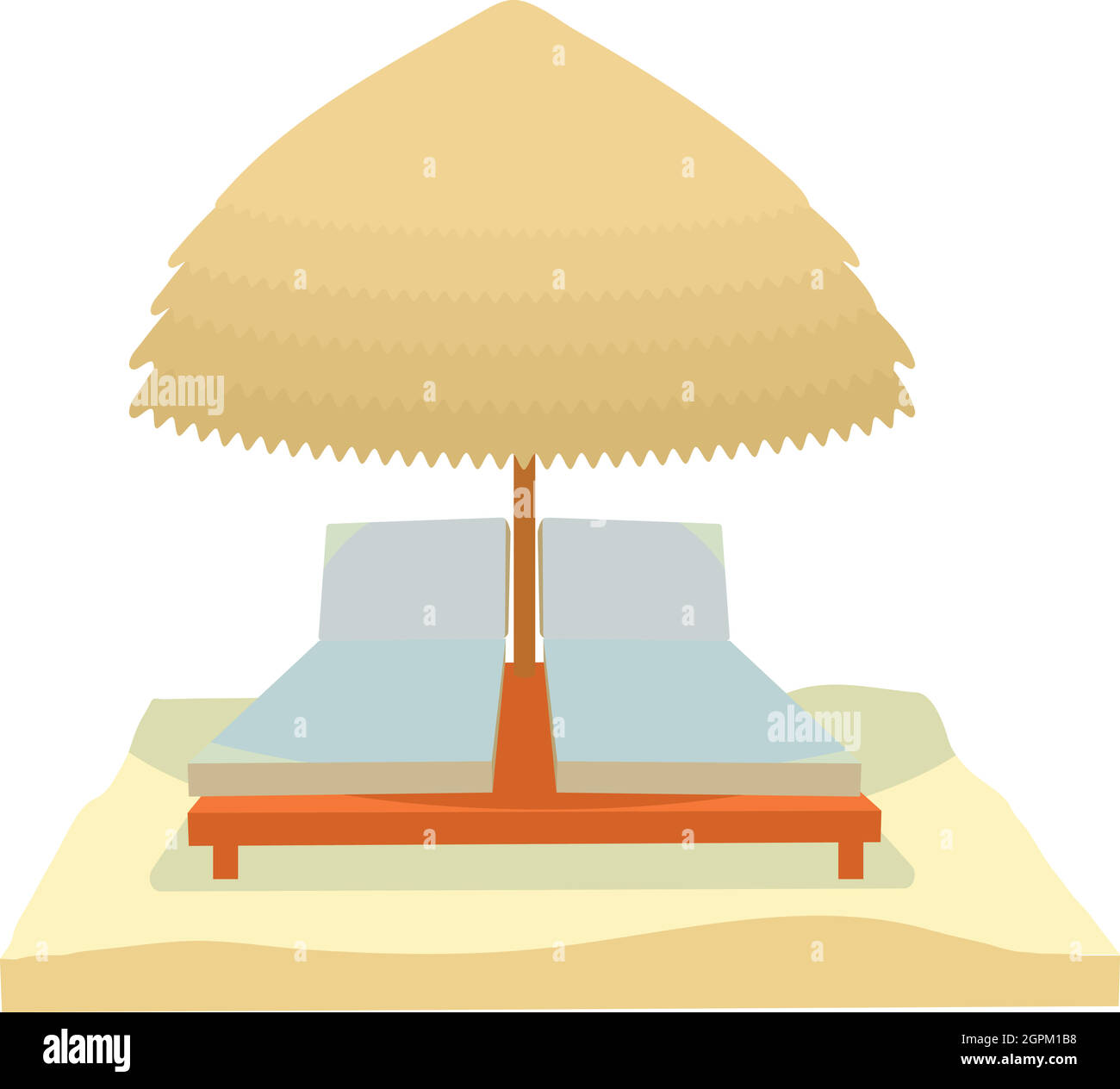 Cartoon parasol hi-res stock photography and images - Alamy