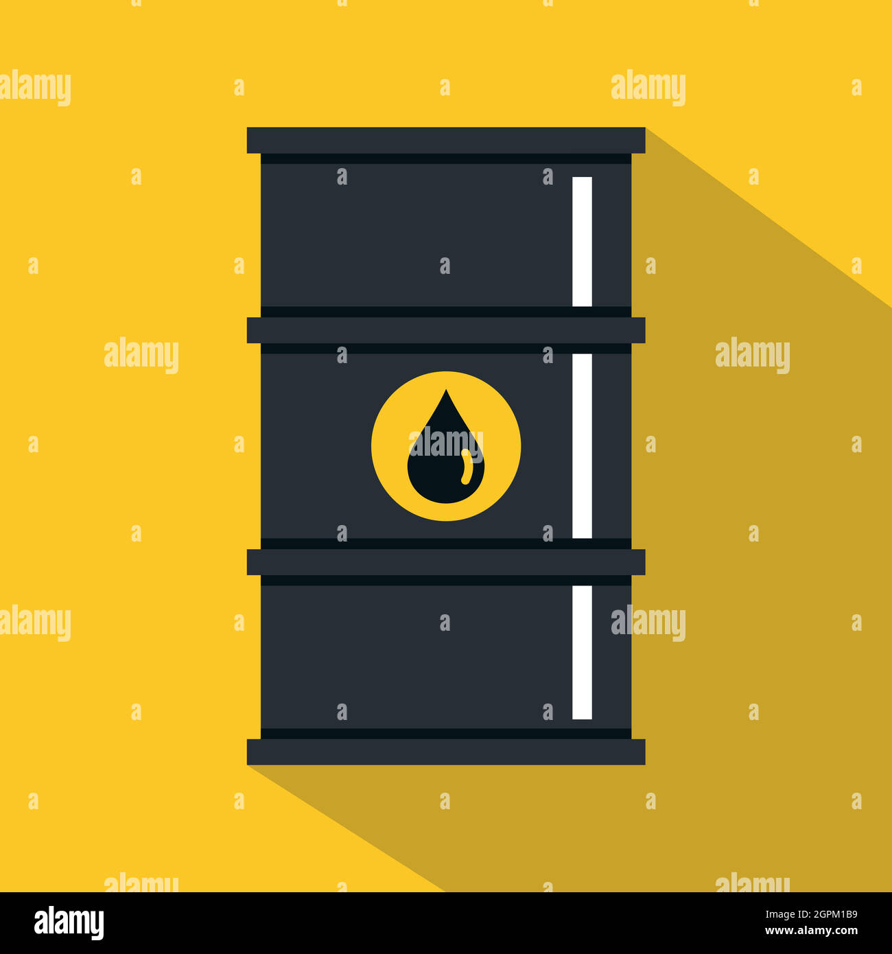 Oil barrel icon hi-res stock photography and images - Alamy