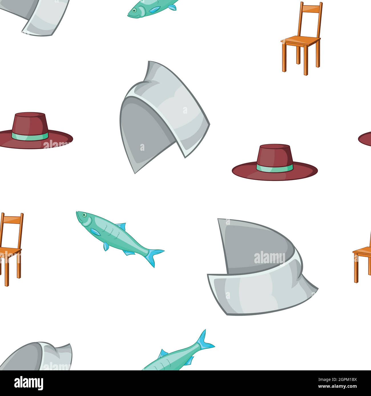 Symbols of Sweden pattern, cartoon style Stock Vector Image & Art - Alamy